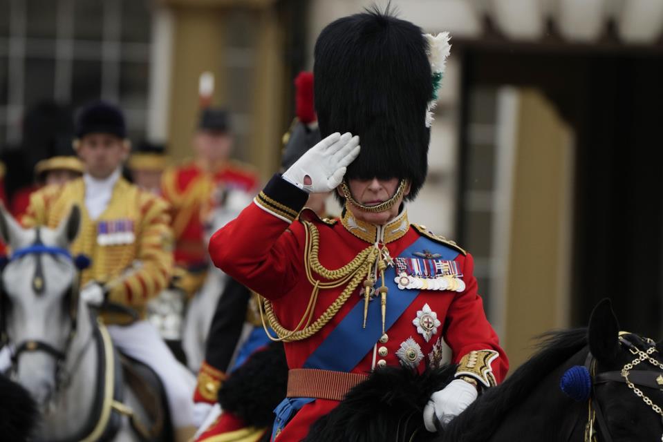 King Charles takes part in his first Trooping the Colour birthday ...