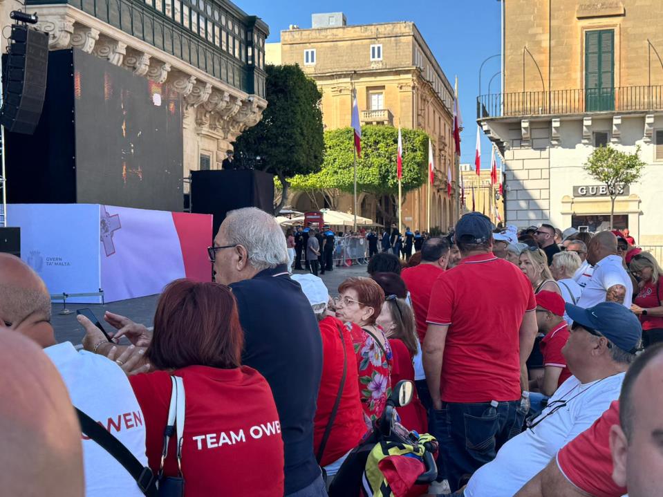 Live: PL supporters gathering in Valletta as Abela to be sworn-in as PM ...
